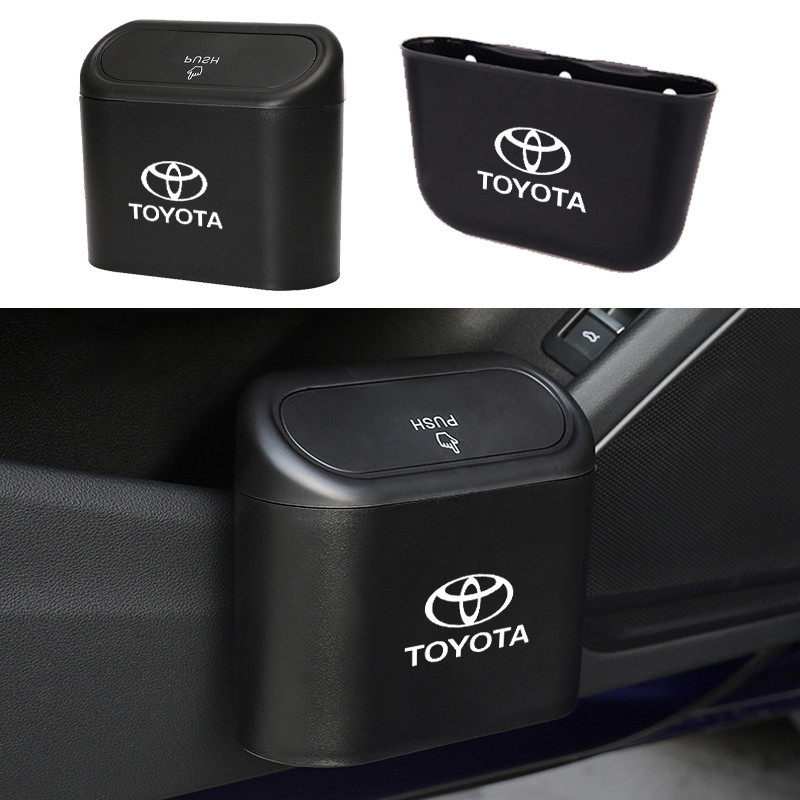 Toyota Car Dustbin Box Car Interior Trash Bin Rubbish Box Hanging ...