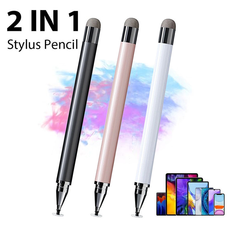 Universal 2in1 Stylus Pen/Drawing Screen Touch Pens/Tablet Double Head ...