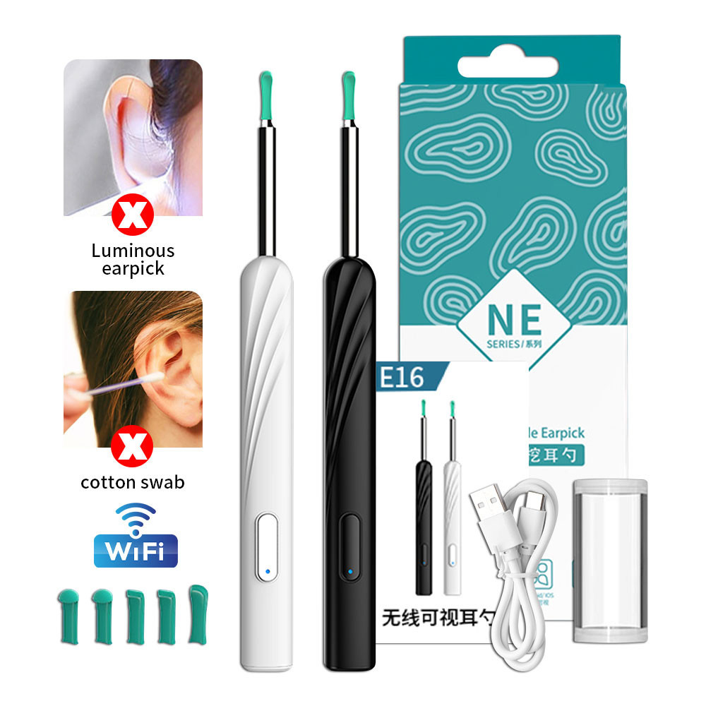 Wireless Smart Ear Cleaning Endoscope Visual Ear Pick Ear Spoon ...