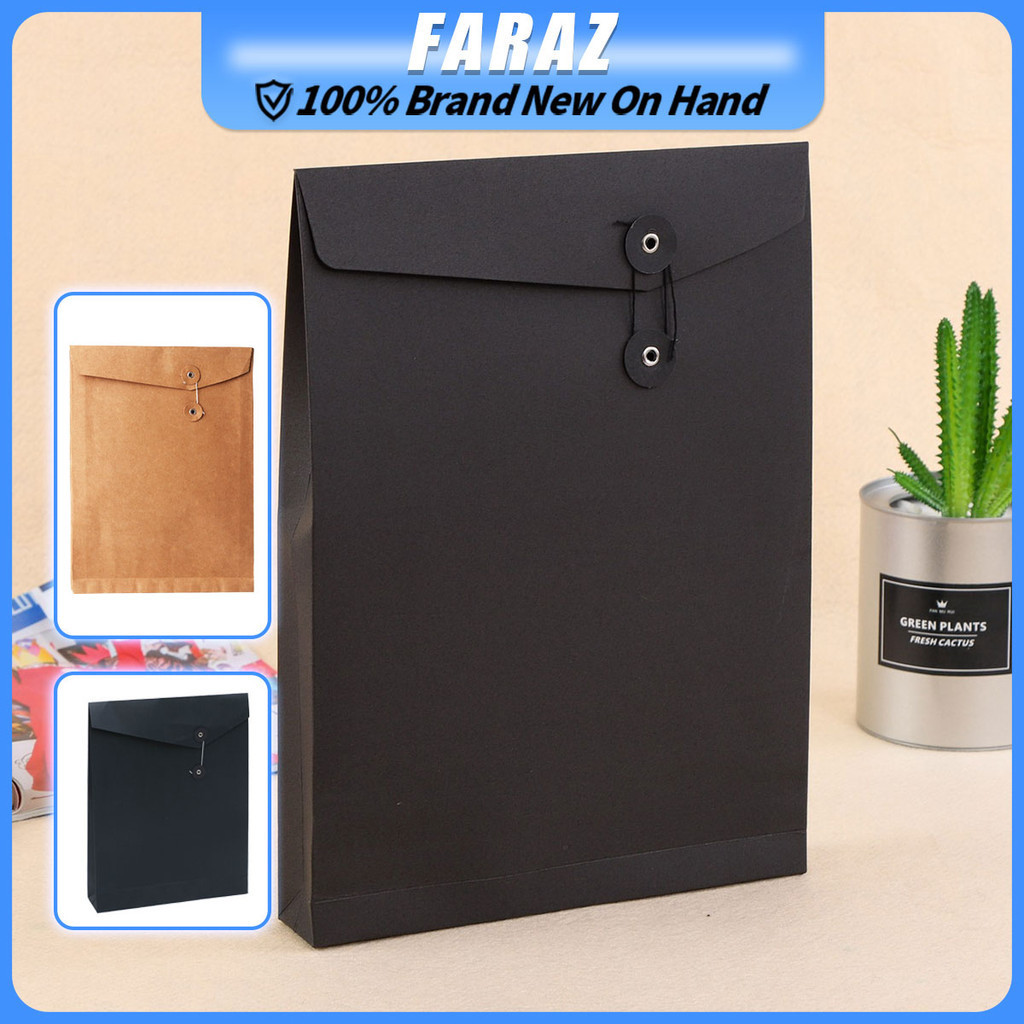 Document File Folder Storage Bag (Kraft Paper) 1pc- Catalog Envelope ...