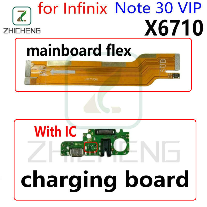 For Infinix Note 30 VIP X6710 Mainboard Connect Main USB Dock Charger ...