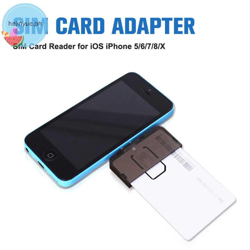 helinyue SIM Card Adapter SIM Card Reader Mini SIM Nano for iOS iPhone ...