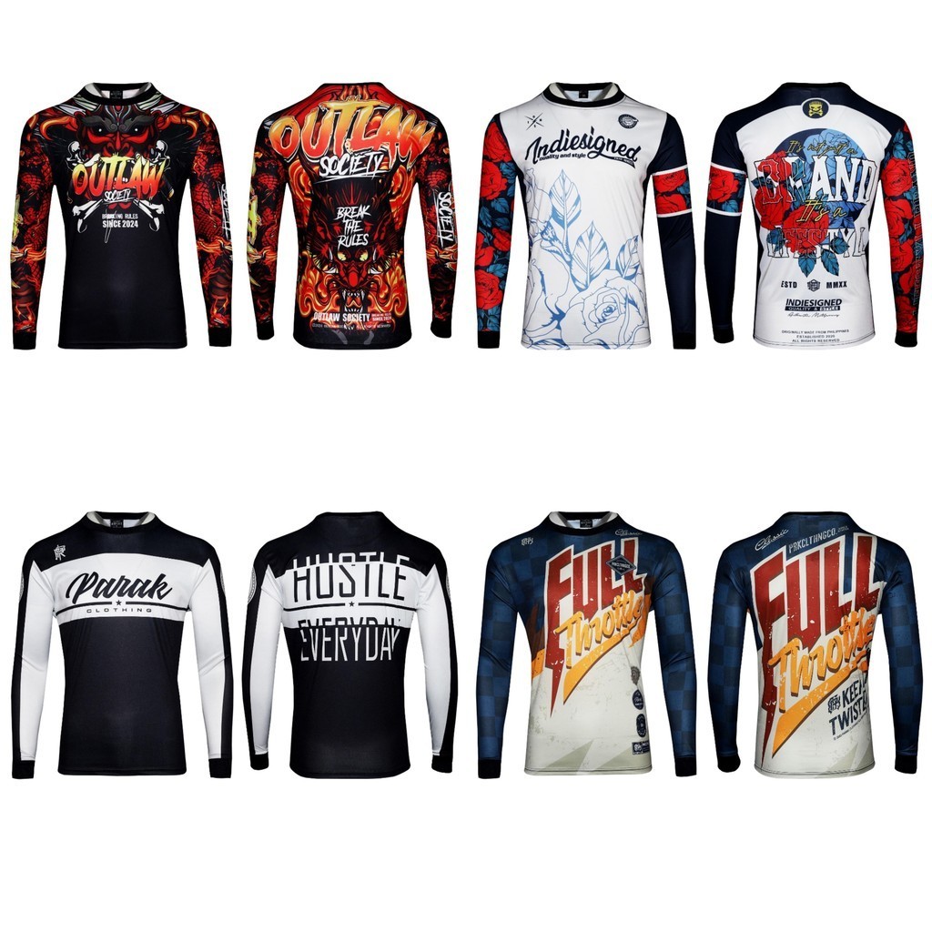 Men's Long Sleeve Motocross Jersey | Motorcycle Sublimation Shirt Motor Racing Sports Jersey ...