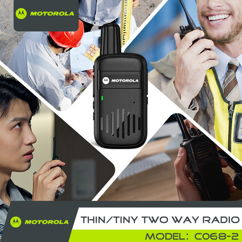 MOTOROLA C068-2 Walkie Talkie buy1take6 Portable Two-Way Radio UHF ...