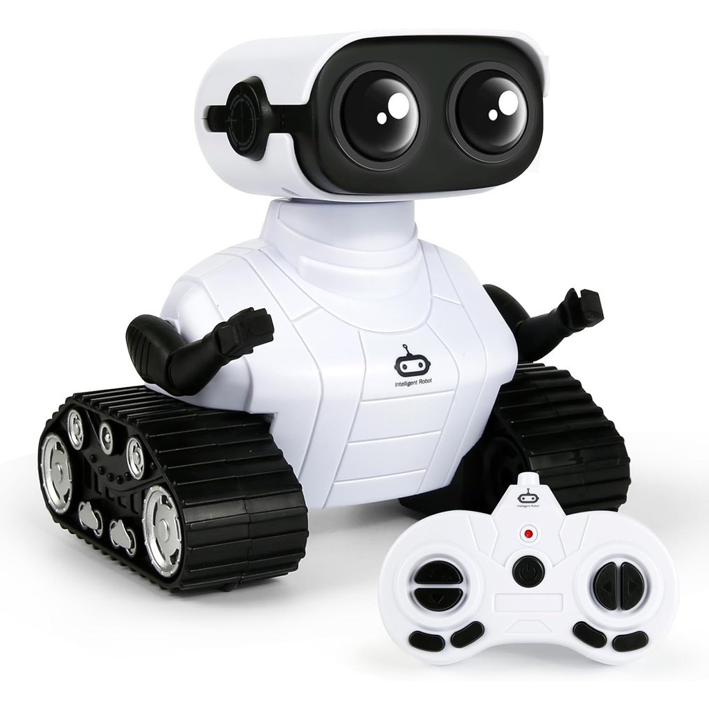 Robot Toy, RC Toy Robot for Kids Remote Control Robot with LED Eyes ...