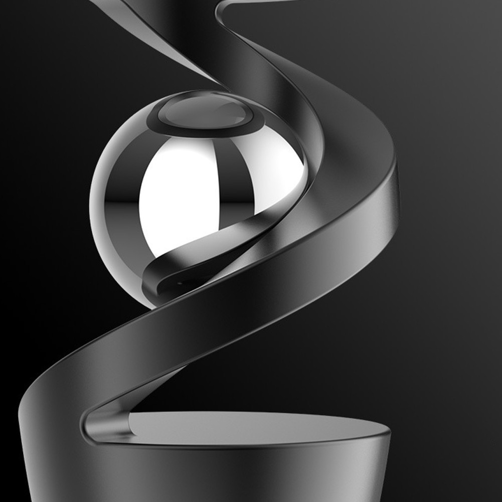 Gravity Defying Kinetic Desk Toy Desktop Suspended Gyroscope Fidget ...