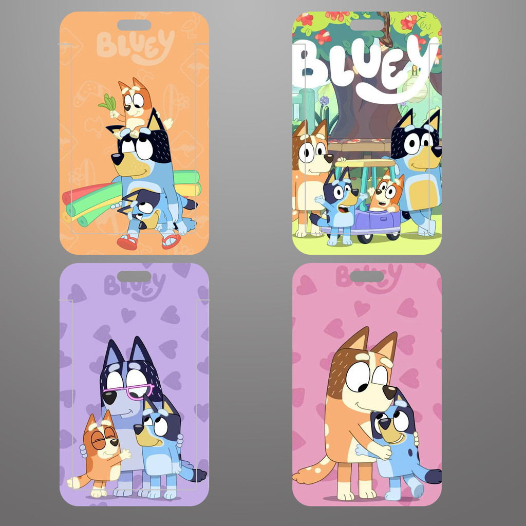 Bluey Keychain Cardholder Student Subway Card Meal Card Bus Card ...