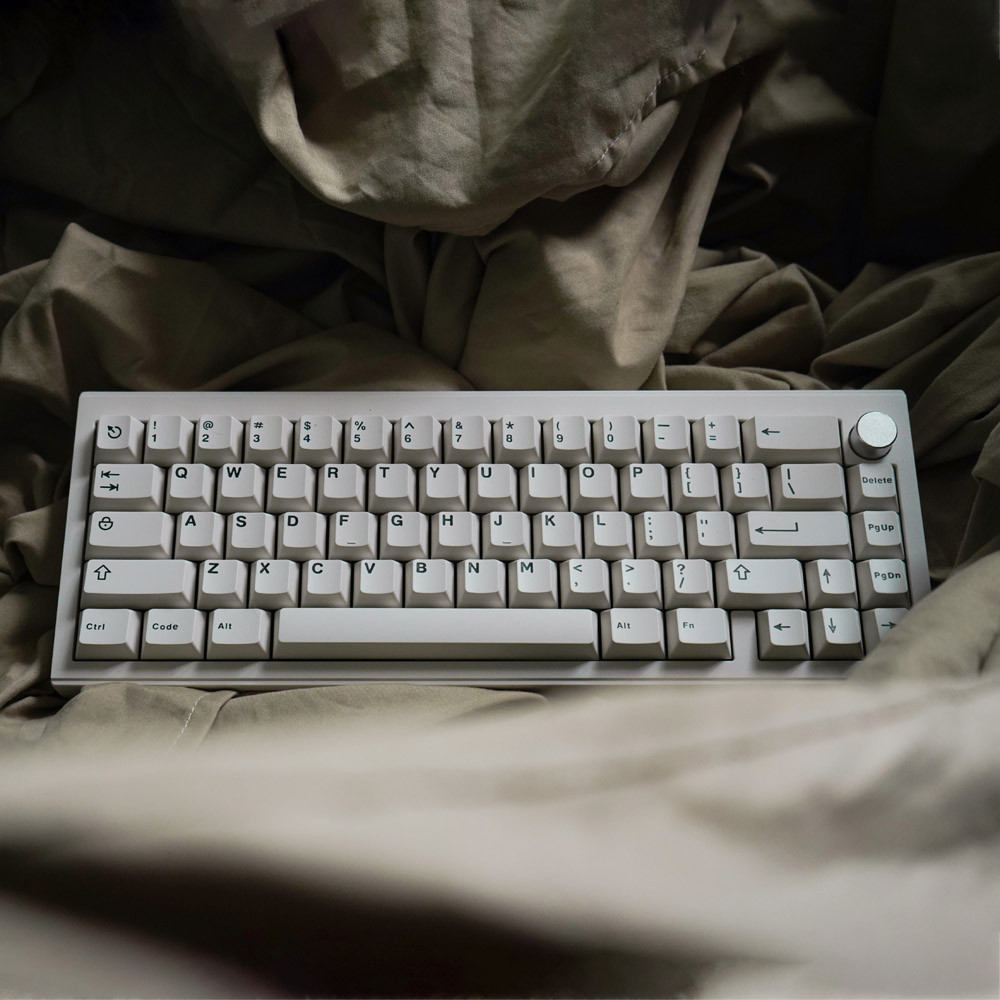 Mintcaps Minimalist BOW WOB Gray Toxic Illusion keycaps Double shot ...