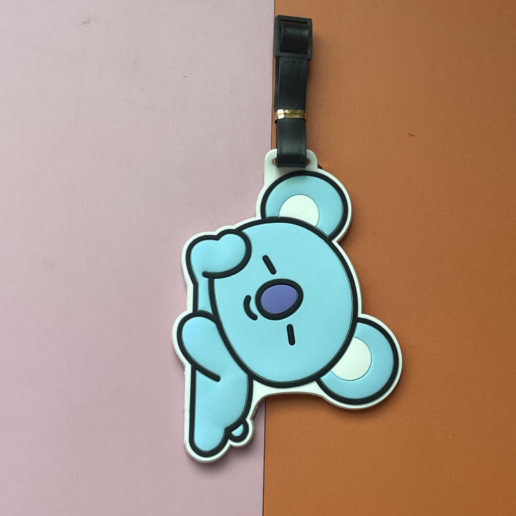 Cartoon Anime Luggage Tag BTS Luggage Tag Name Tag Listing Travel Tag ...