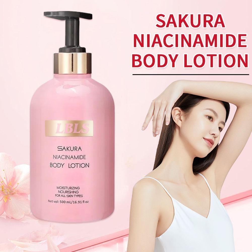 Shawill Sakura Niacinamide Body Lotion Cherry Extract Whitening ...
