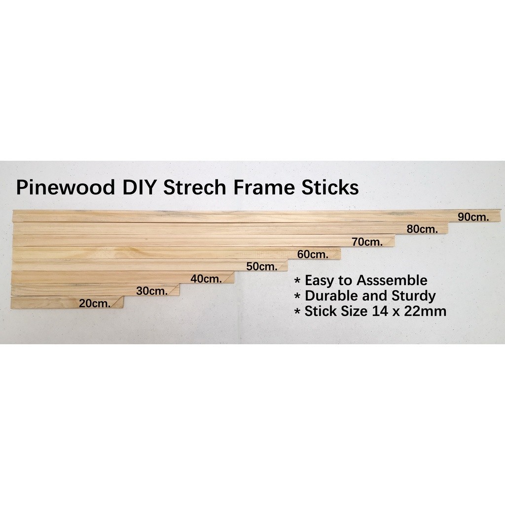 WCC 1pc. STICK DIY STRECH WOOD FRAME for Diamond Paint in numbers Wall ...