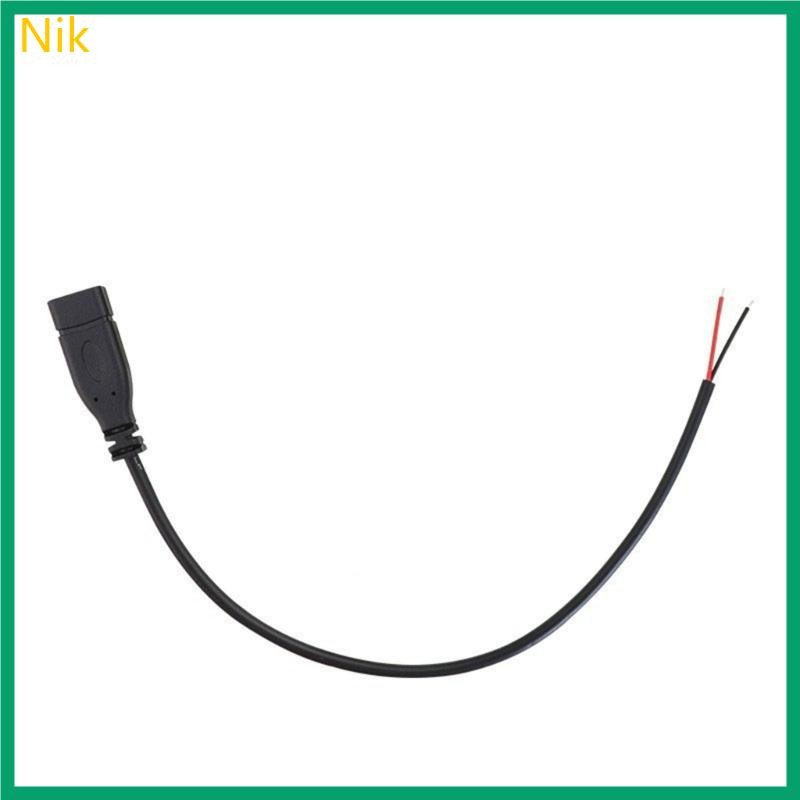 Niki USB C Connectors 2 Wire Power Supply Extension Cable Cable ...