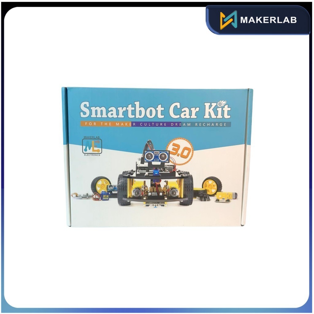Makerlab Upgraded UNO R3 Project Smartbot Car Educational Kit | Shopee ...