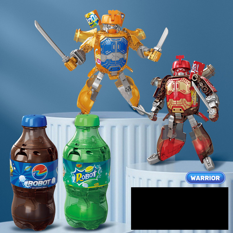 Coke Transformation Soda Warrior Samurai Transformation King Kong Drink ...