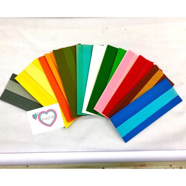 Diy Double Sided Crepe Paper / 2 Color Crepe Paper / Flower Paper ...