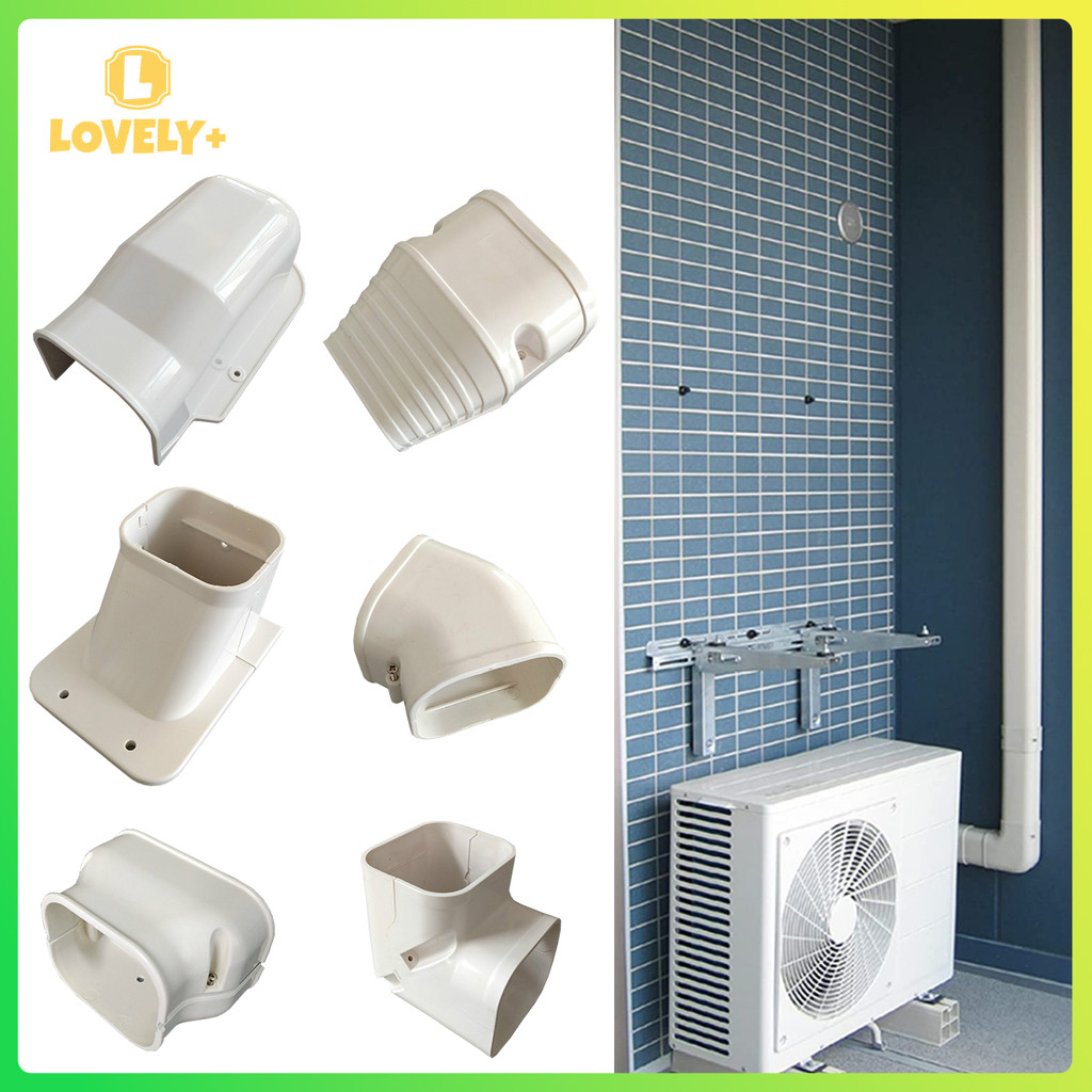 3x2.5inches Vc Molding / Cladding Air conditioning decorative pipe ...