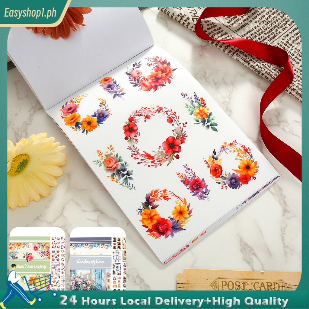 Scrapbooking Stickers Waterproof Scrapbook Decals Junk Journal ...