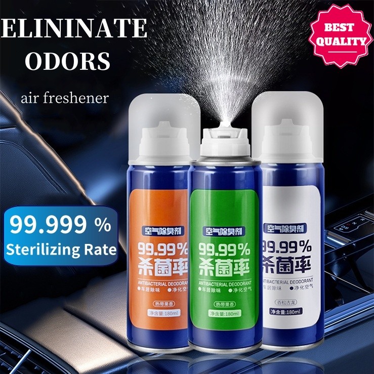 Anti bacterial spray car deodorizer car air freshener back to zero ...