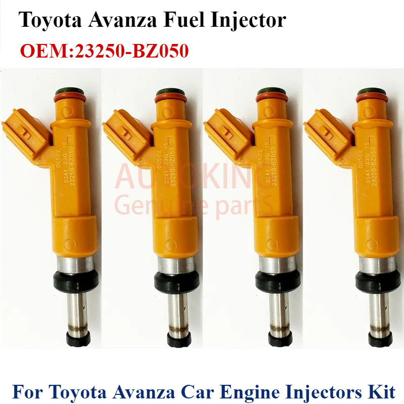 1/4PCS Fuel Injector 23250-BZ050 For Toyota Avanza Car Engine Injectors ...