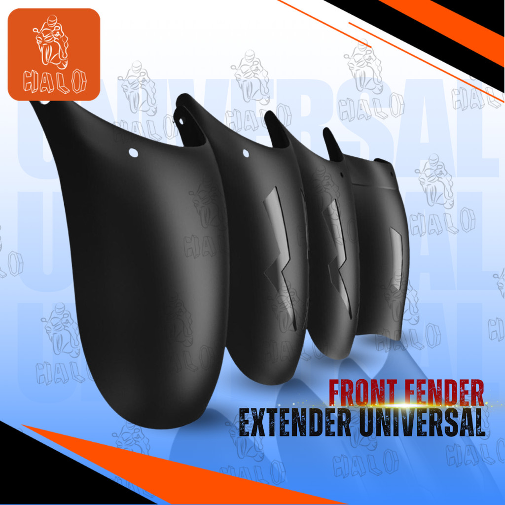 [HALO MOTORS] MOTORCYCLE PARTS FRONT FENDER EXTENDER FOR NMAX / AEROX ...