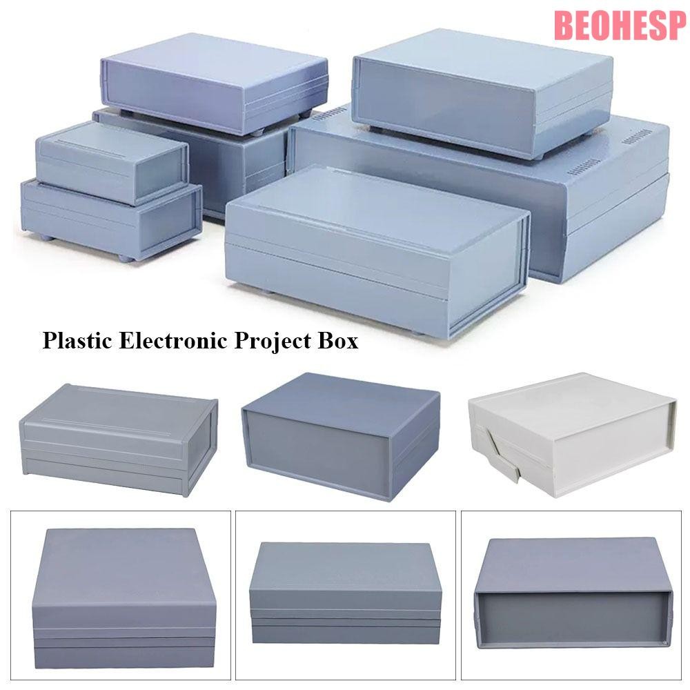 BEOHESP Electronic Project Box Grey ABS Plastic DIY Enclosure Boxes ...