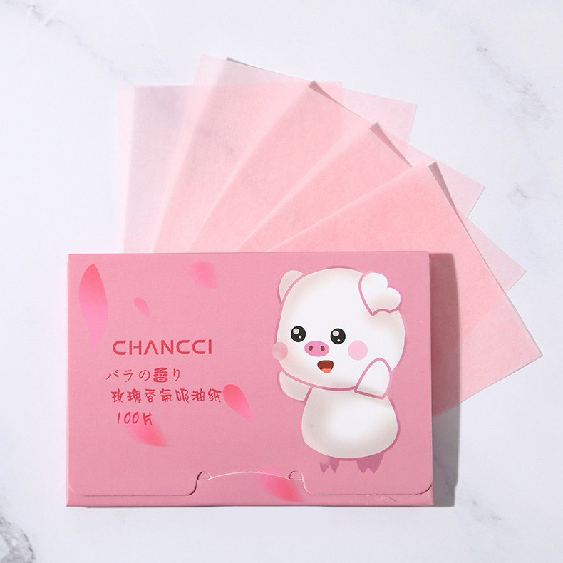 HXT 100Pcs Face Absorbent Oil / Control Paper Wipes Oil / Absorption ...