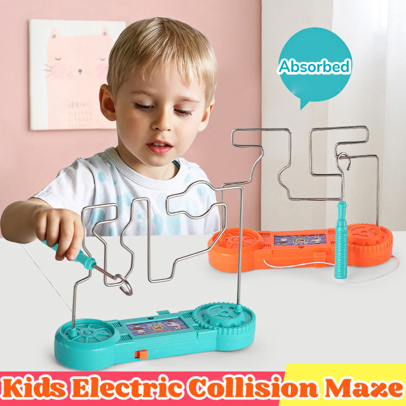Kids Collision Electric Shock Touch Maze Game Party Funny Science ...