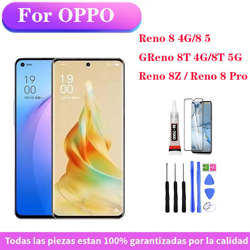 Original AMOLED OPPO Reno 8 8T 8Z 8 Pro 4G 5G LCD Display Touch Screen Replacement | Shopee ...