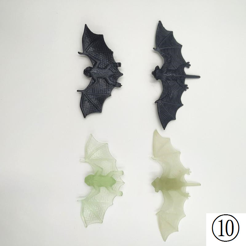 Luminous Bat Fake Animal Model Halloween Prank Toys Four Specifications ...