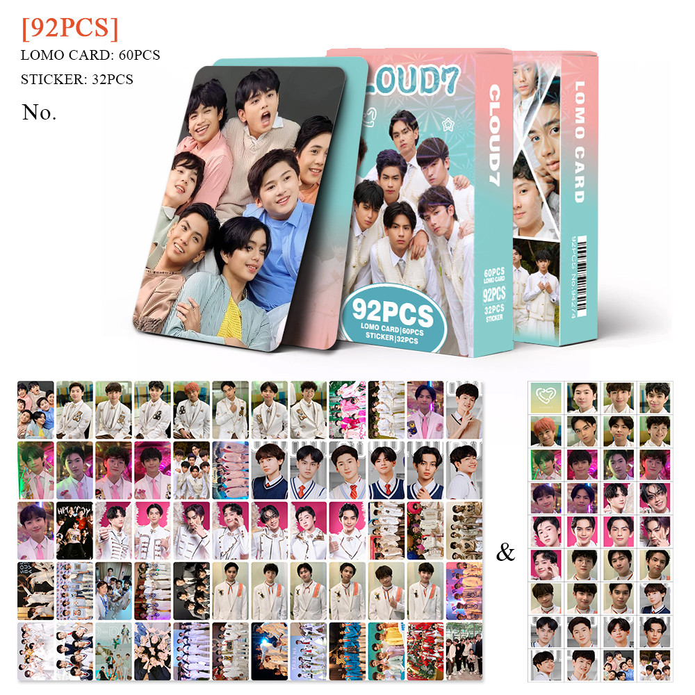 Cloud 7 Photocard 92pcs/box Lomo Card Cloud 7 Photocards Lomocard ...