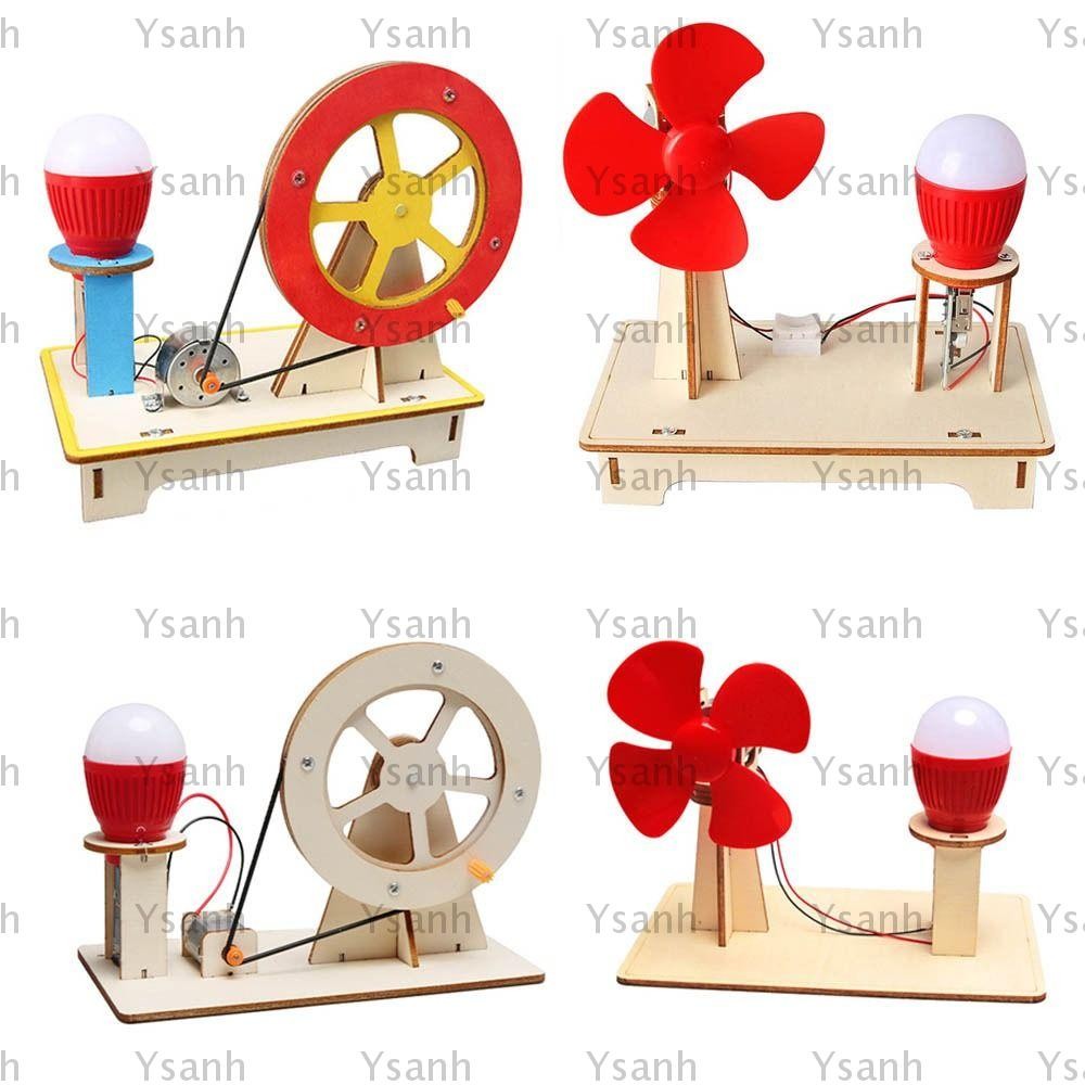 YSANH 1 Set Science Toys, Physics DIY Mini Wooden Model, Gift ...