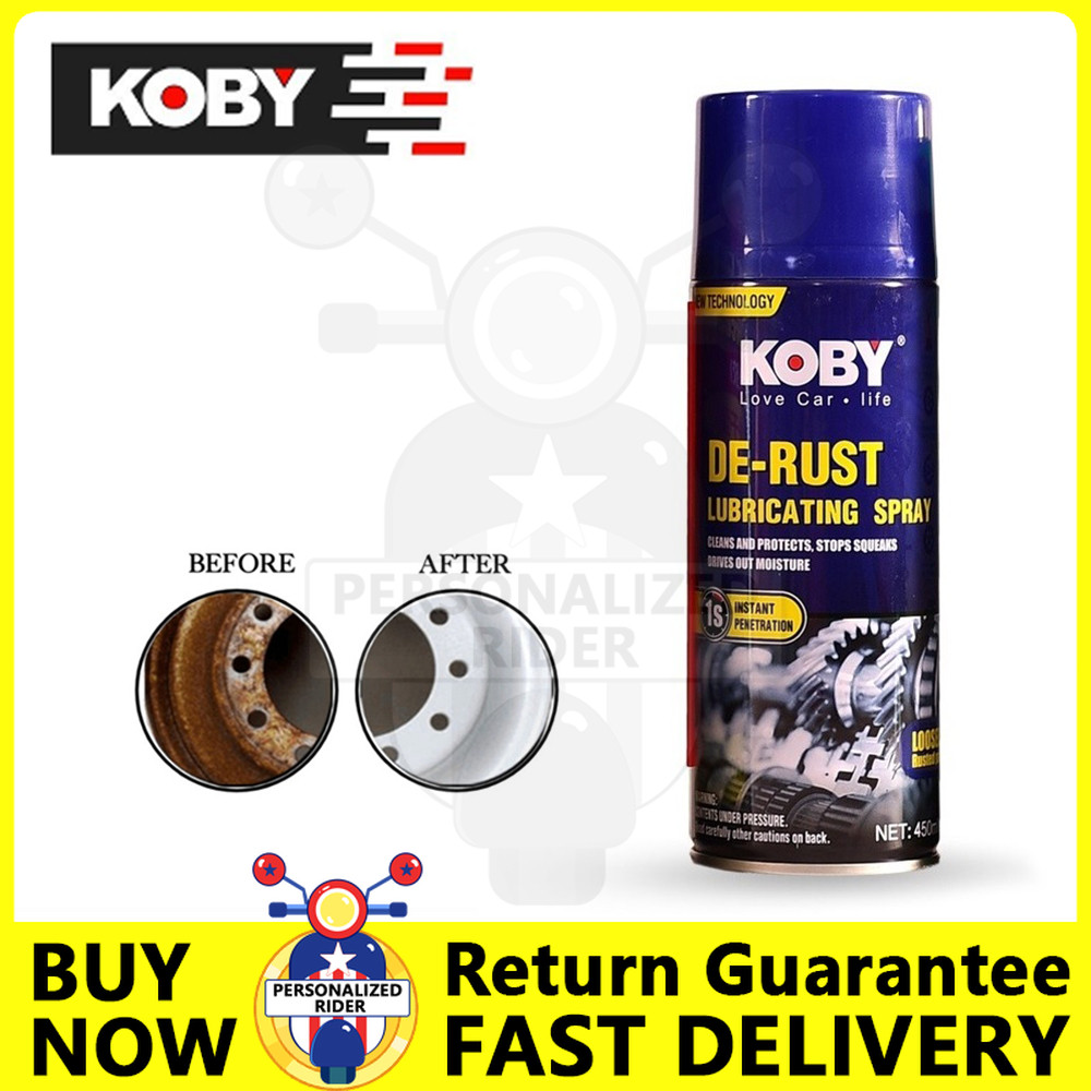 KOBY De Rust Lubricating Spray Aand Penetrating Oil 450ml [P'd RIDER ...