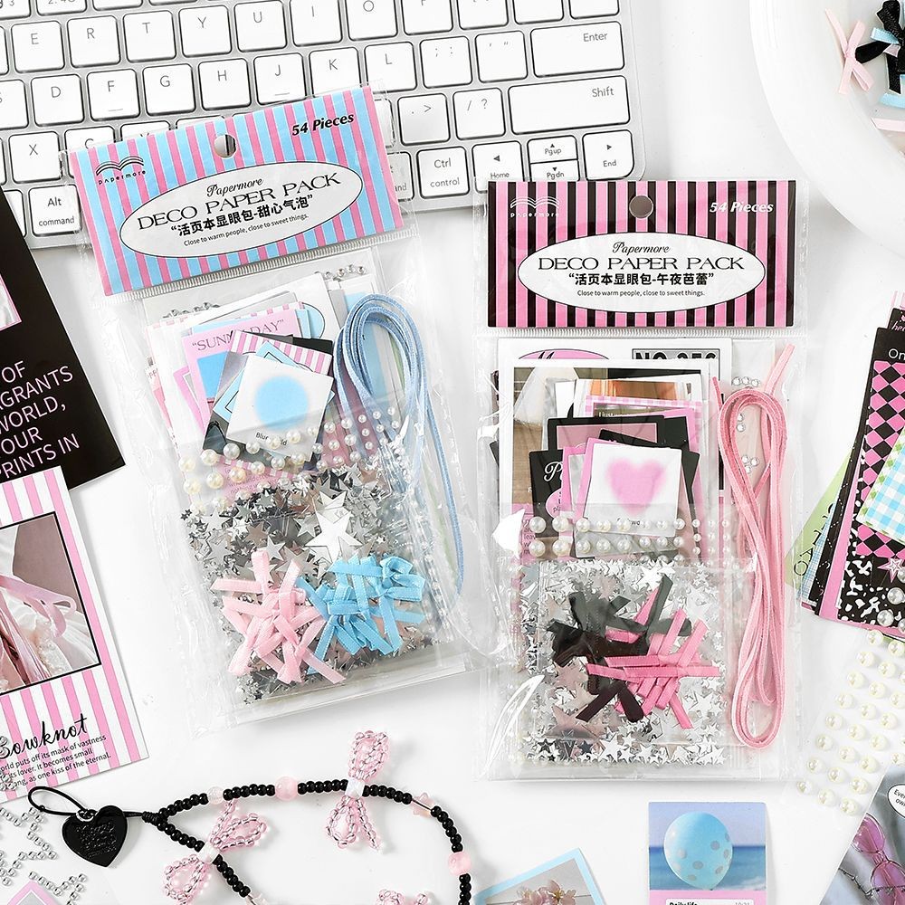 Cdaily|54 Pieces Composite Material Material Pack M5 Adapt to Material Korean ins Handbook diy ...