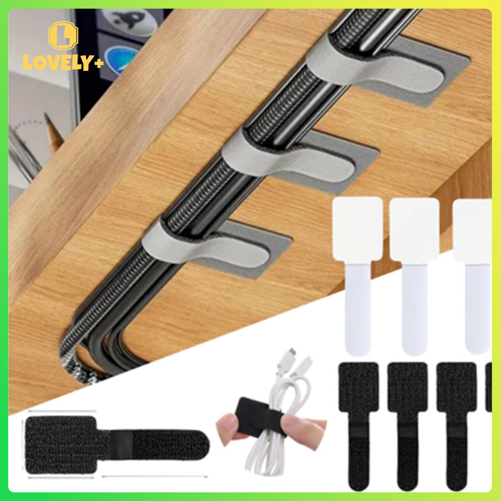 Anti-Lost Cable Organizer Velcro Tie Charging Wire Winder Strap USB ...