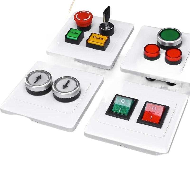 Button Switch86Type Wall Concealed Control Box Fan Elevator Emergency ...