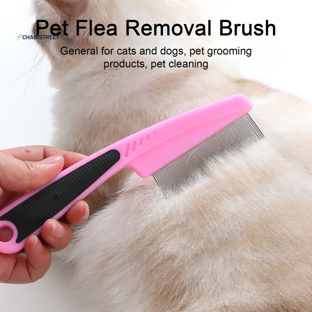 [CHE] Pet Flea and Tick Comb Pet Flea Comb Effective Long-handled Flea ...