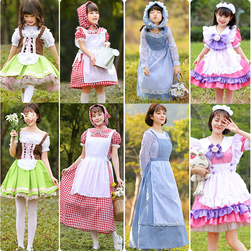 New Navy Sailor Medieval European Maid Grandma Pastoral Little Red ...