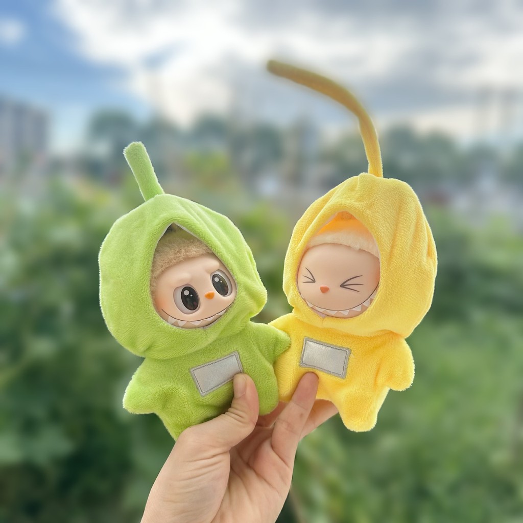15Cm V2 Labubu Have A Seat Clothing Teletubbies Baby Doll Bodysuit Suit ...
