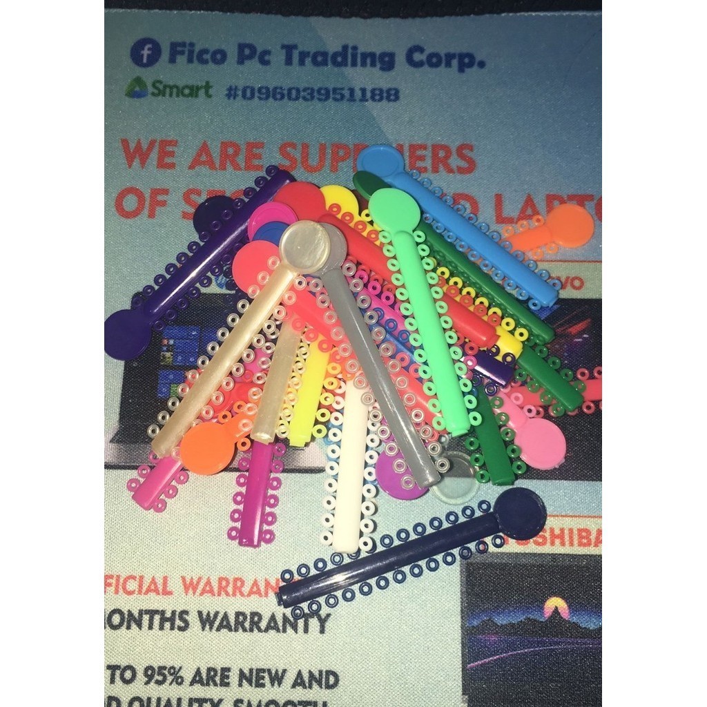 Amazing [FLEX] rubber for braces colors sold per per piece ...