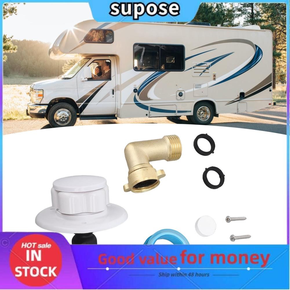 Supose RV Water Fill Inlet Kit Backflow Preventer Portable Connection ...