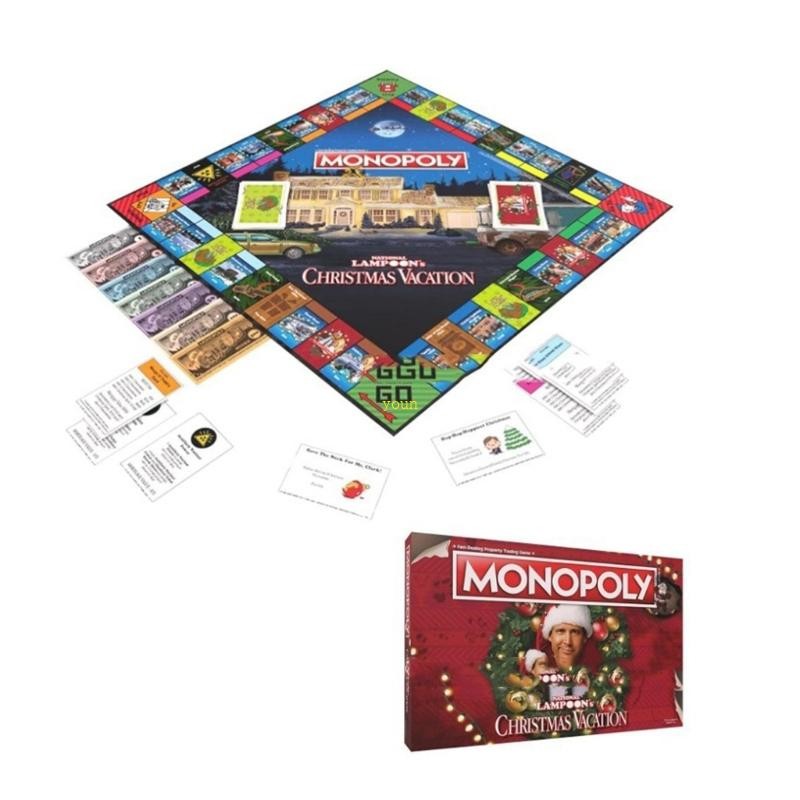 youn Christmas Vacation Theme Board Game Holiday Family Gathering Party ...