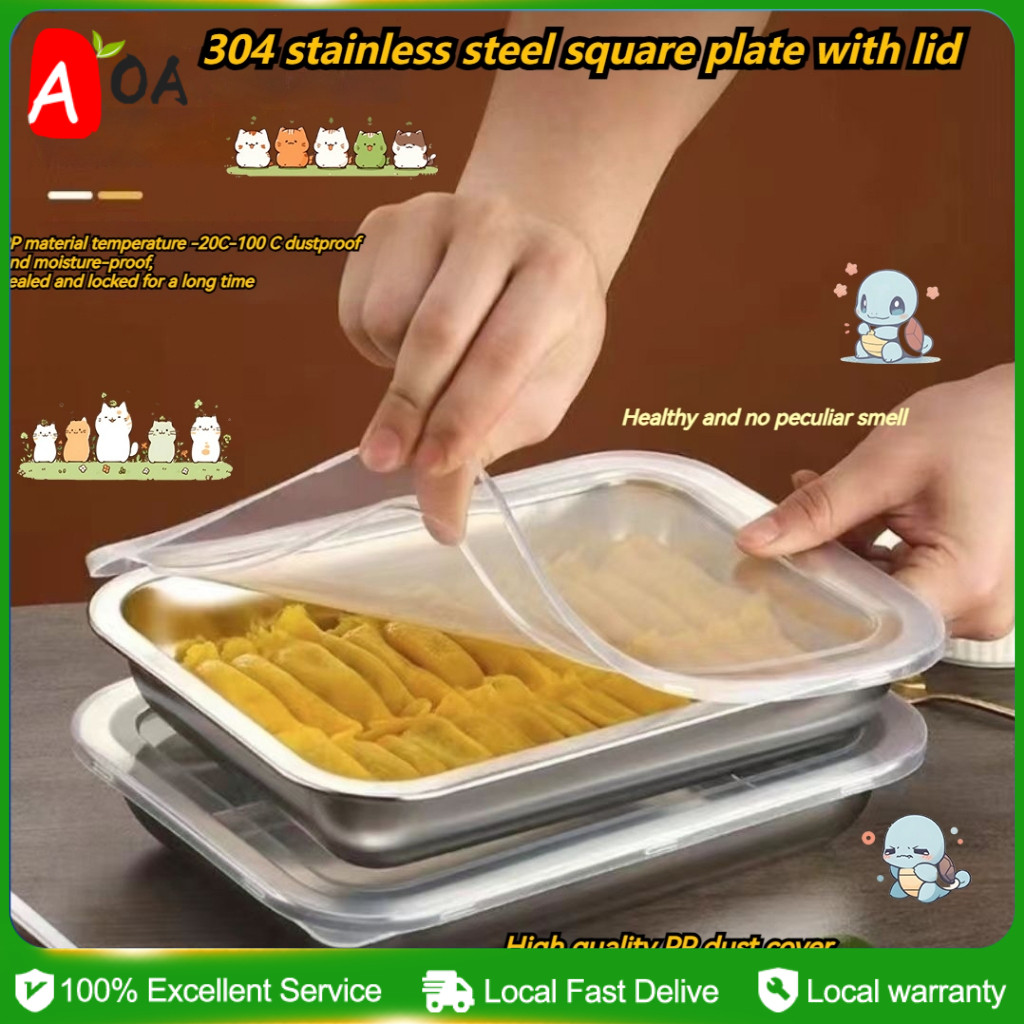 3pcs/set 304 Stainless Steel Fresh Keeping Box for Adult Food Storage ...
