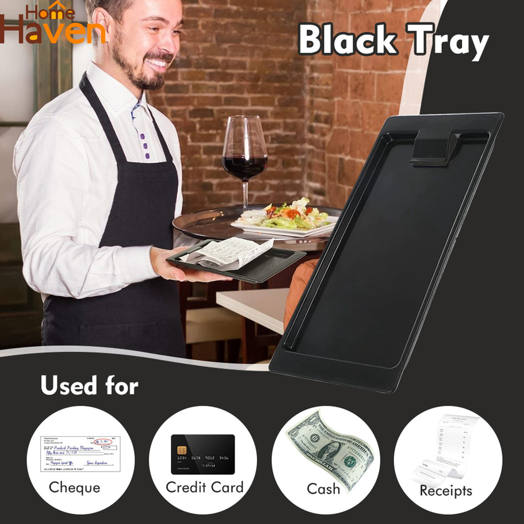 Black Bill Tray Tip Tray Bar Bill Tray Coin Tray Cash Tray Multi ...