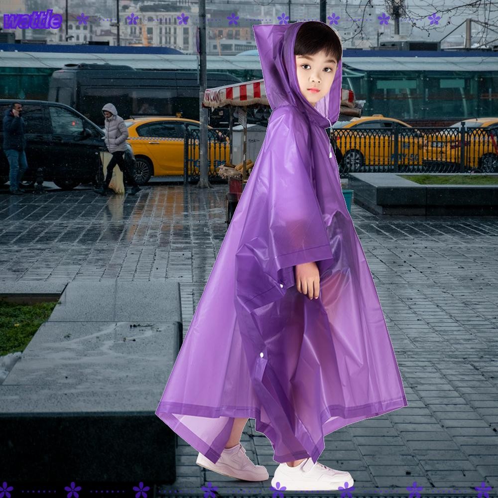 WATTLE Kids Raincoat, EVA Full Body Rain Coat, Creative Thickening ...
