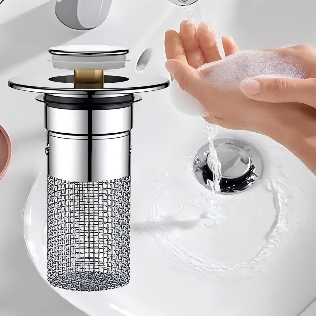 LOYO Bathroom Kitchen Sink Plug Stopper Drain Wash Basin Leak Plug Anti ...