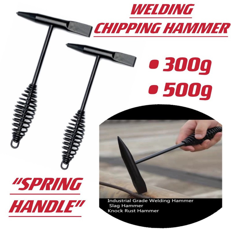 COD Welding Chipping Hammer Spring Handle Industrial Grade Welding ...