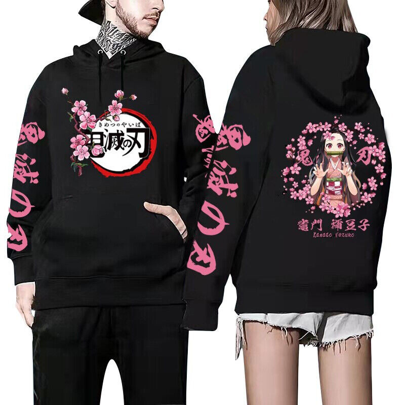Demon Slayer Tanjirou Nezuko Hoodie Anime Sweatshirt Pullovers | Shopee ...