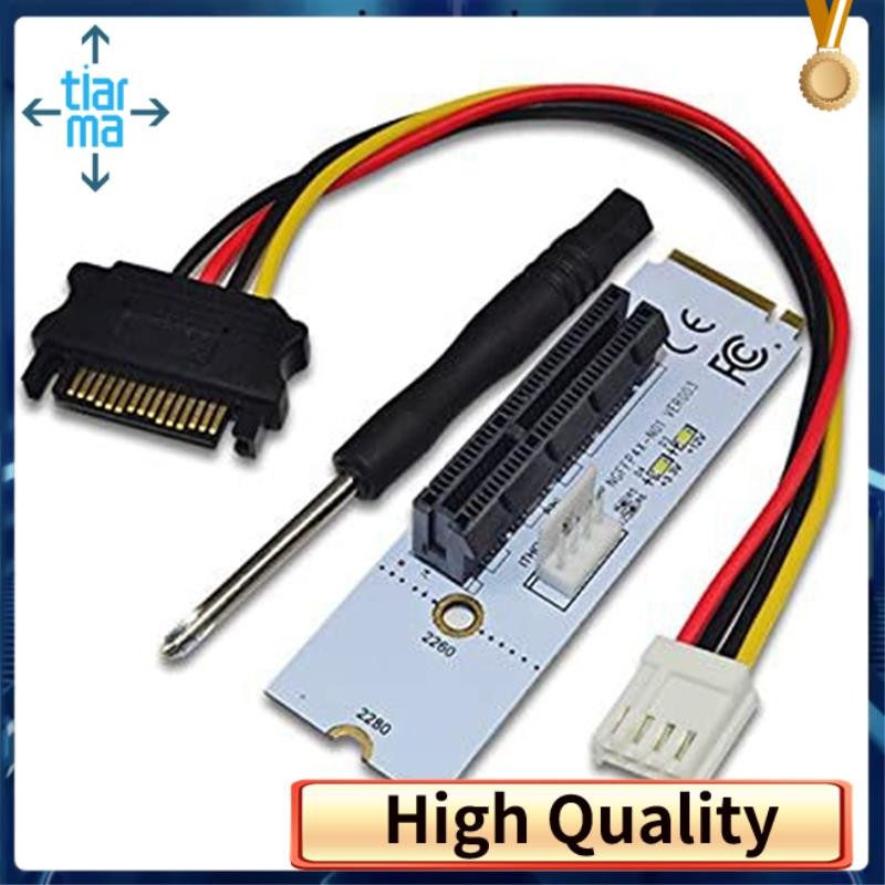 Great NGFF M.2 to PCI-E 4X Riser Card M2 Key M to PCIe X4 Adapter with ...
