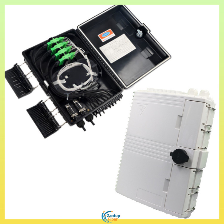 16 Port Nap Box Coupler Type Black/ White Fiber Optical Distribution ...