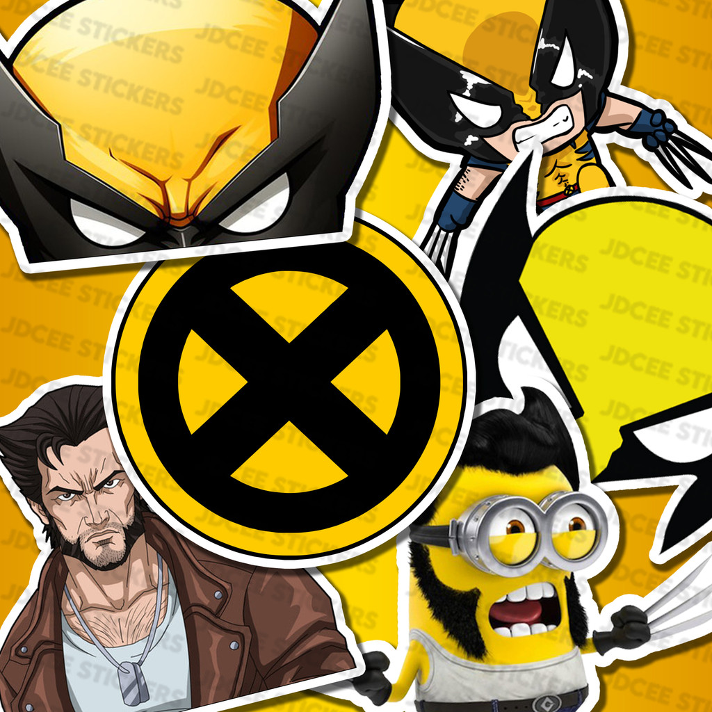 STICKERS (MATTE) Wolverine Marvel X-men Chibi Character Logan ...